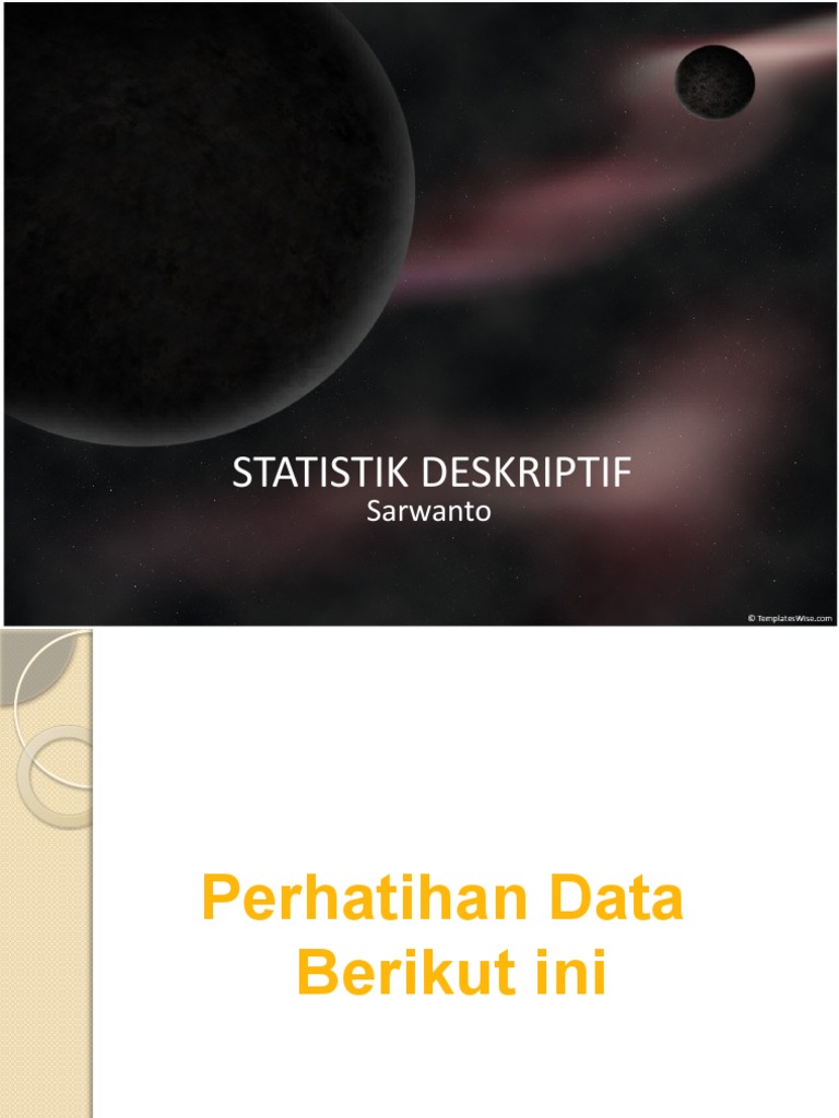 Statistik Deskriptif | PDF