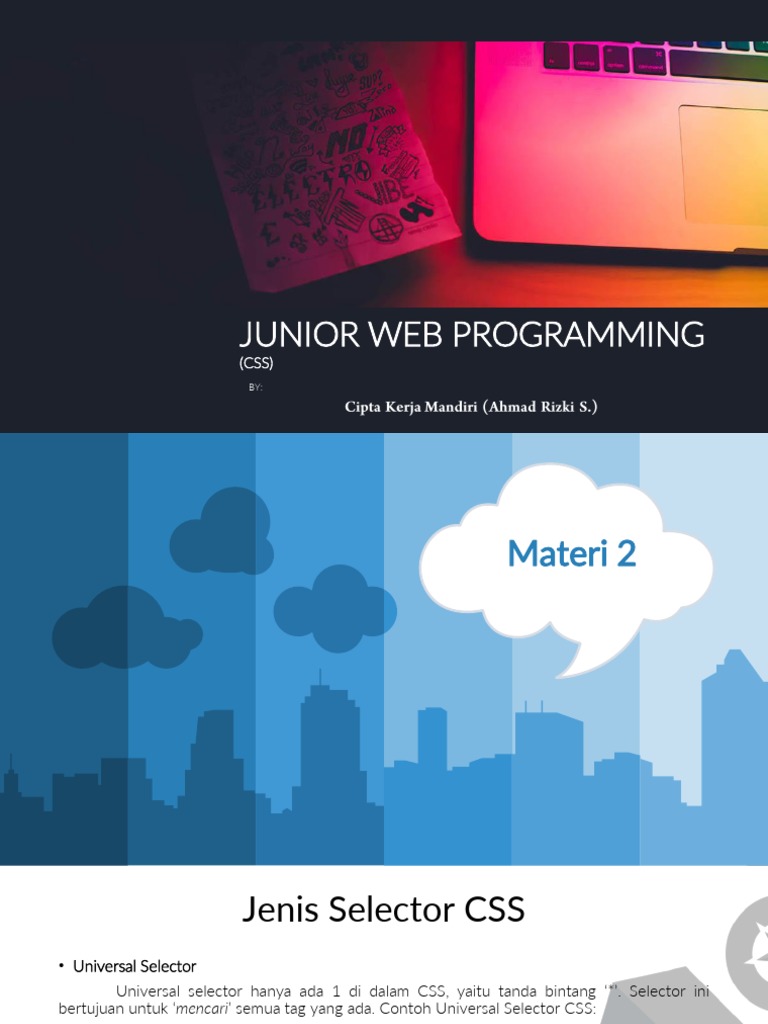Jenis Selector CSS untuk Pemula | PDF | Seni