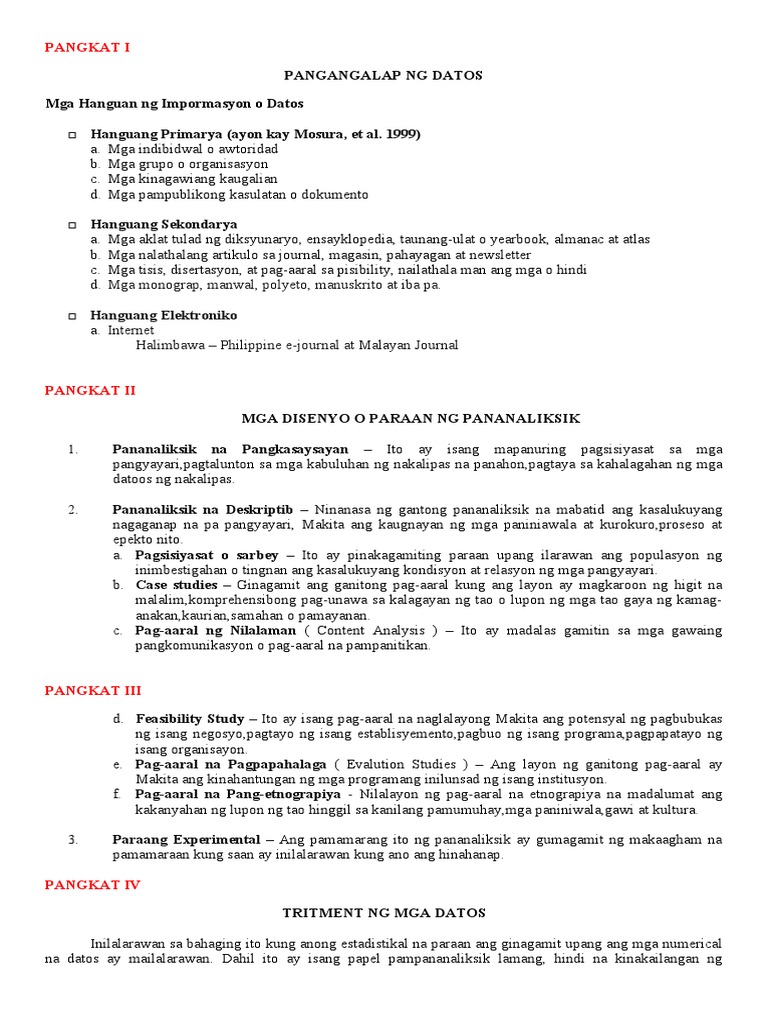 Mga Monograp, Manwal, Polyeto, Manuskrito at Iba Pa. Internet Halimbawa ...