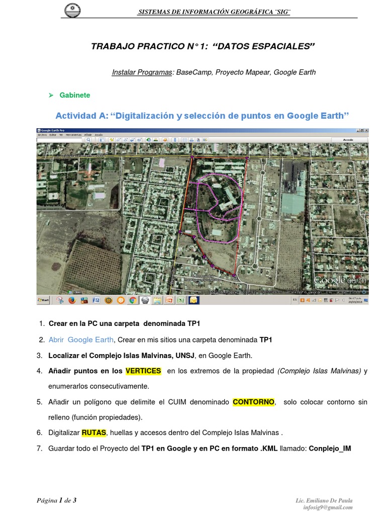 SIG - TP1 Datos Espaciales | PDF | Sistema de información geográfica | Informática