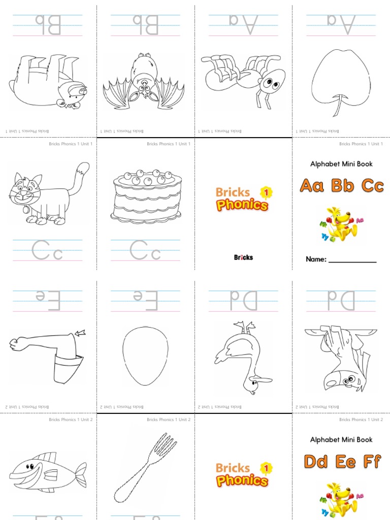 Bricks Phonics - L1 - Activity - Mini Book | PDF | Linguistics