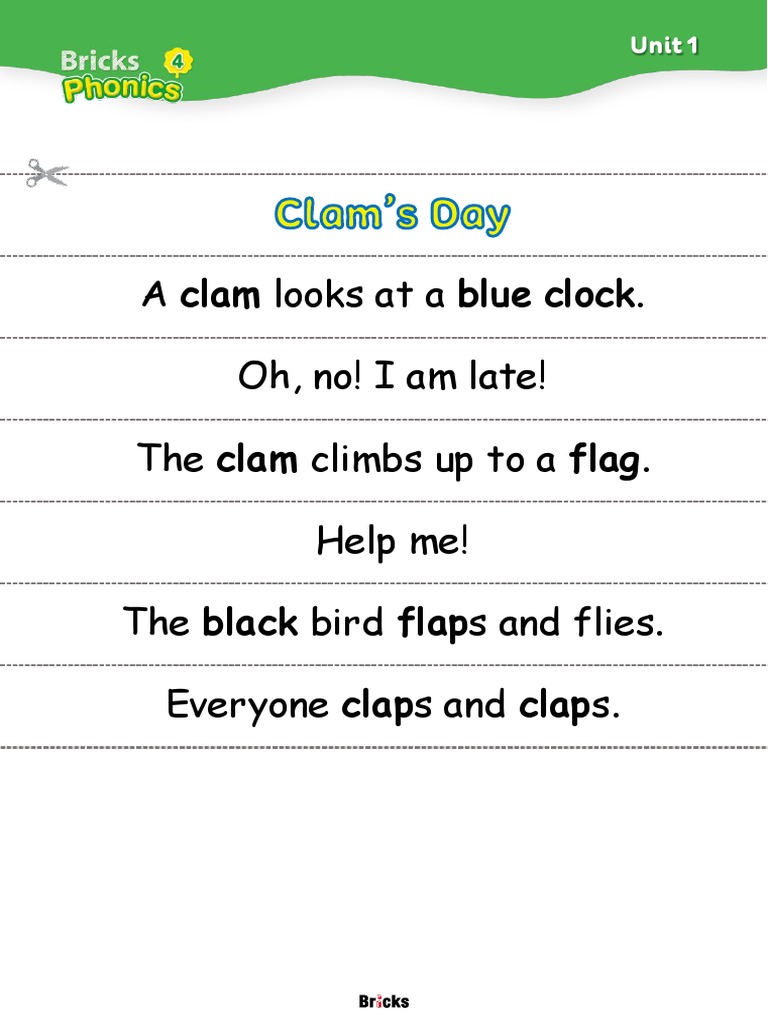 Bricks Phonics - L4 - Activity - Story Strips | PDF