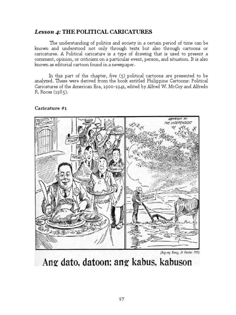 The Political Caricatures | PDF
