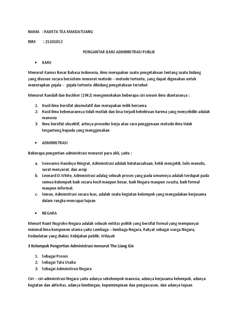 Uas Piap Radeta Tea | PDF