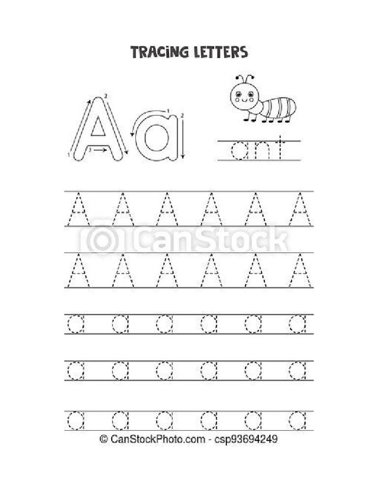 Alphabet Practice Sheet | PDF