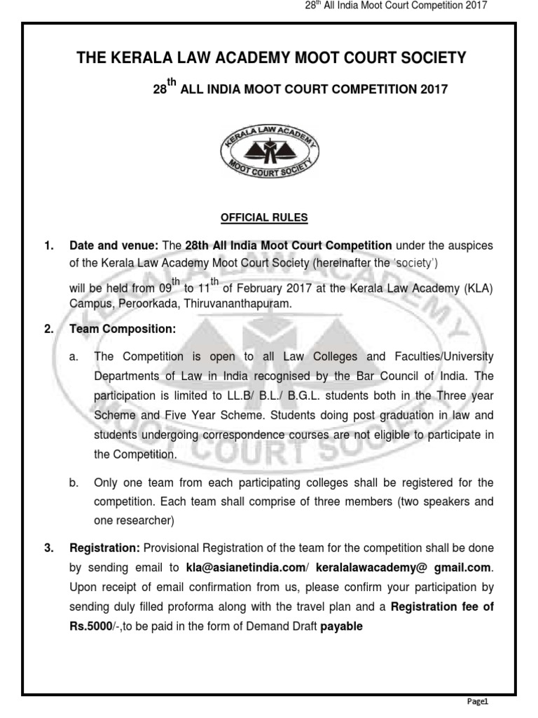 Rules and Regulations | PDF | Judge | Brief (Law)