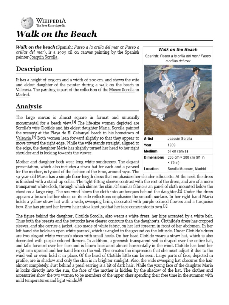 Walk On The Beach - Wikipedia | PDF | Clothing | Softlines (Retail)