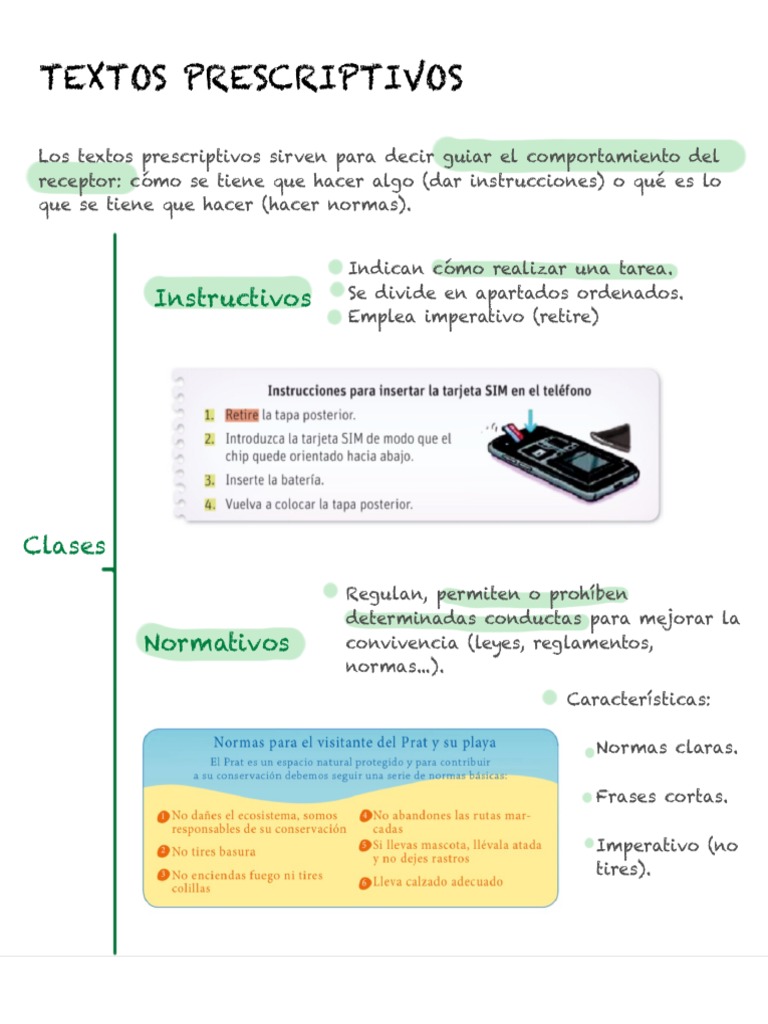 El Texto Preescriptivo y de La Vida Ordinaria | PDF