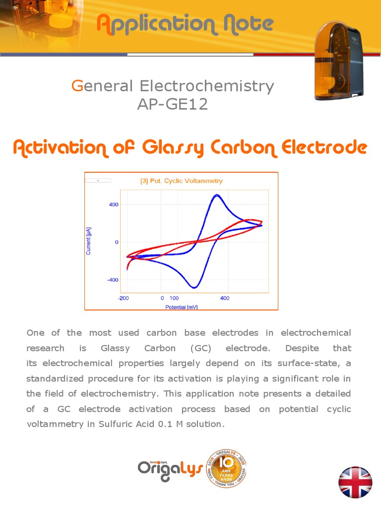 AP GE12 Glassy Carbon Activation | PDF | Electrochemistry | Applied And Interdisciplinary Physics