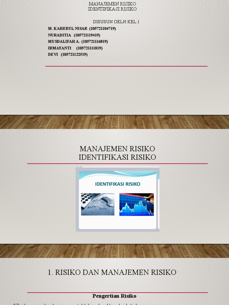 Manajemen Risiko | PDF