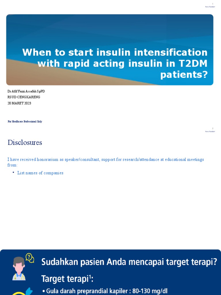 (No Biosimlar) When To Start Insulin Intensification With Rapid Acting ...