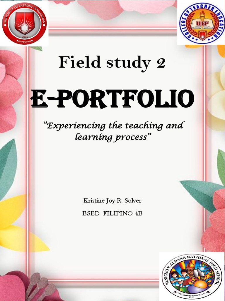 Field Study 2: E-Portfolio | PDF | Classroom Management | Curriculum
