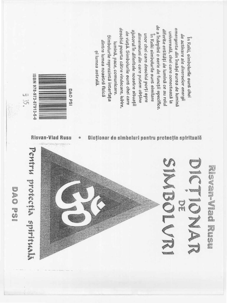 Risvan Rusu Dictionar de Simboluri Pentru Protectie Spirituala - Compress | PDF