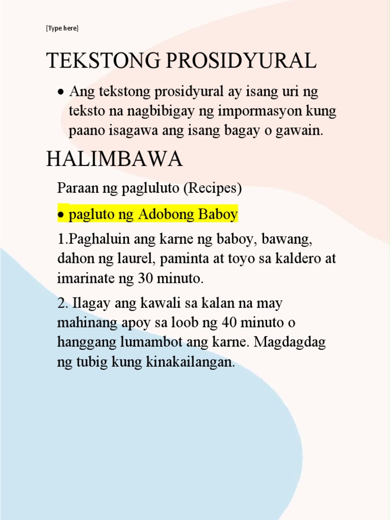 Tekstong Prosidyural | PDF