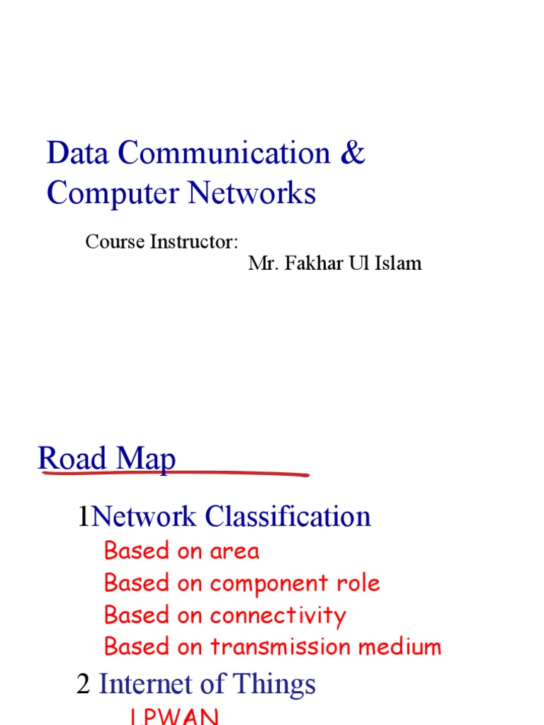 DCCN Lecture 06-07 Network Classification | PDF | Computer Network | Network Topology