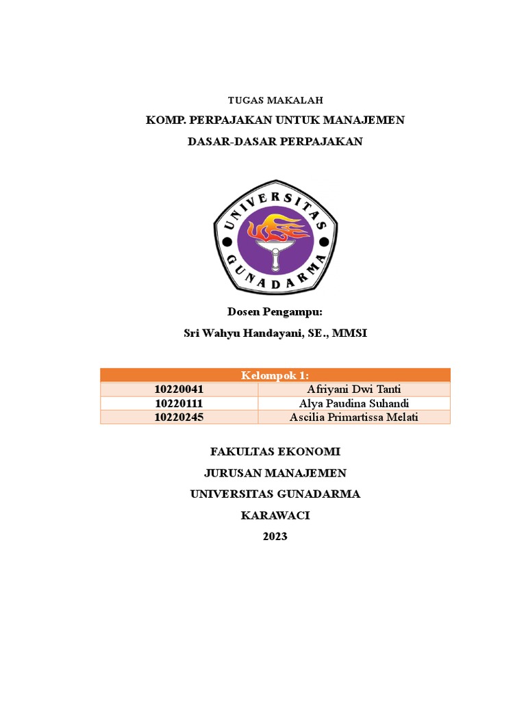 Tugas Makalah Kel 1 | PDF