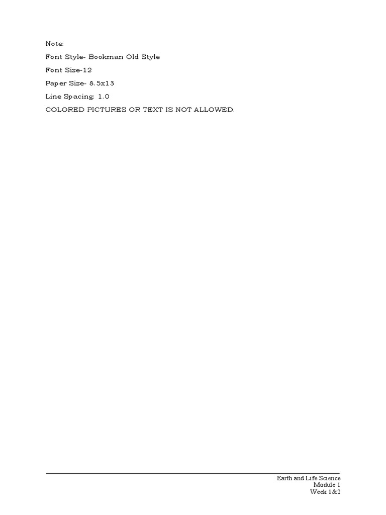 Self Learning Module Format | PDF