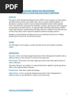 Weekly Eyewash Station Checklist | PDF