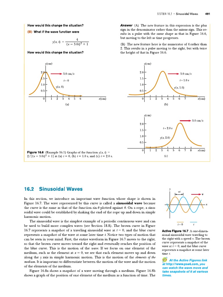 Sinusoidal Waves | PDF