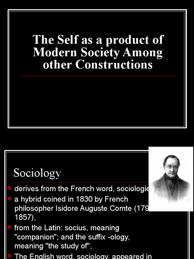 The Self As A Product of Modern Society Among Other Constructions | PDF ...