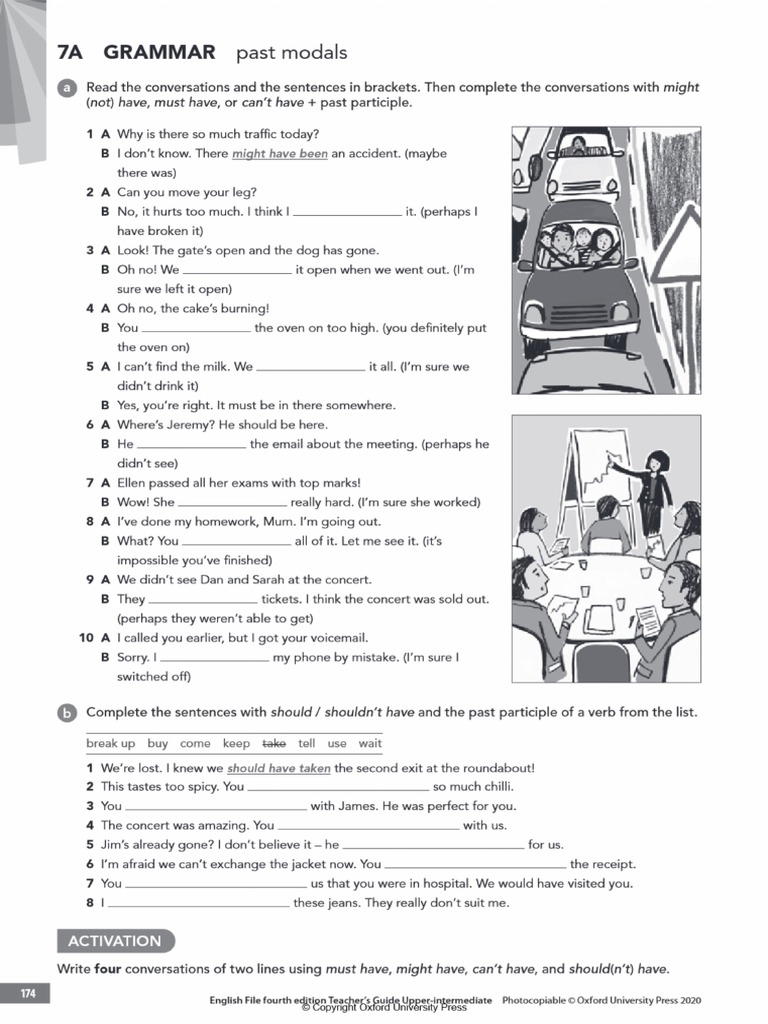 Past Modals and Verbs of Senses | PDF