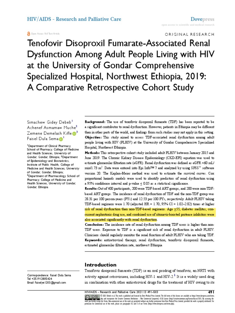Debeb, Simachew Gidey, Et Al. 2021 | PDF | Clinical Medicine | Medical ...