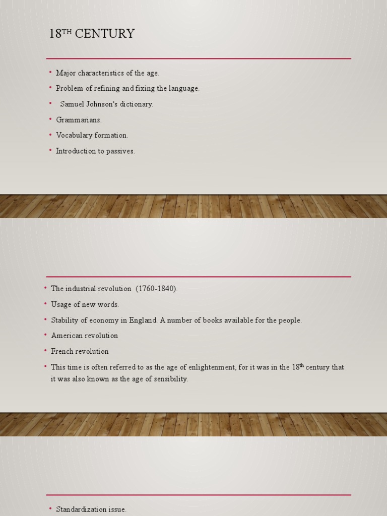 18th Century Language | PDF | English Language | Linguistics