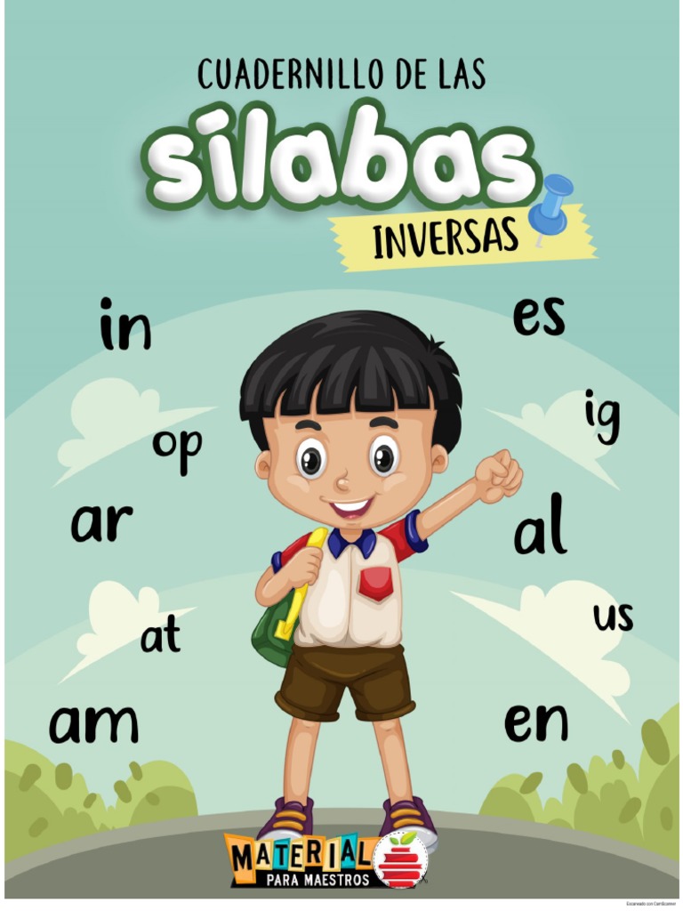 Cuadernillo de Las Silabas Inversas | PDF