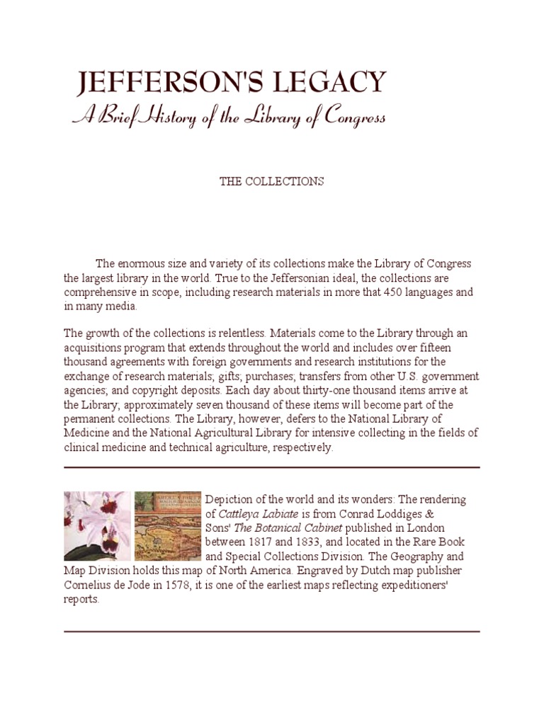 A Brief History of The Library of Congress | PDF | Library Of Congress ...