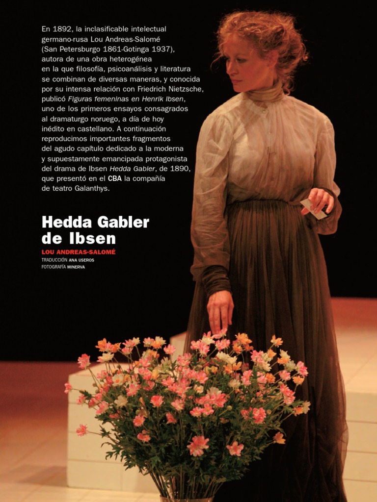 Hedda Gabler - Lou Andreas-Salomé | PDF | Henrik Ibsen