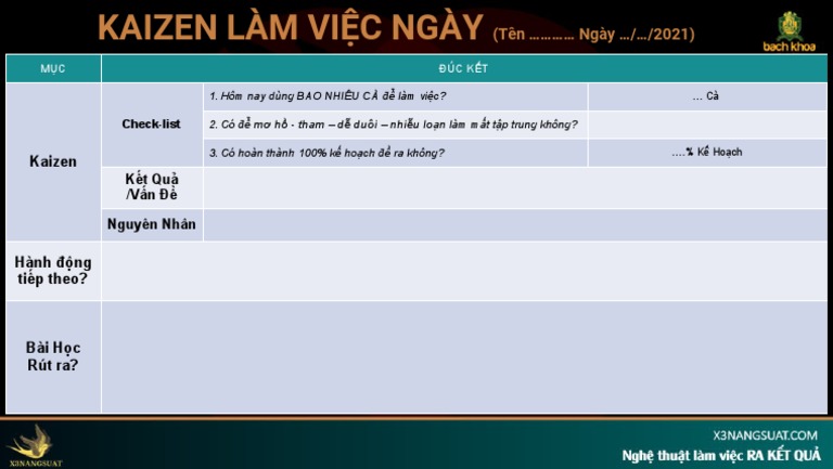 Form Kaizen Ngày 04 Pdf