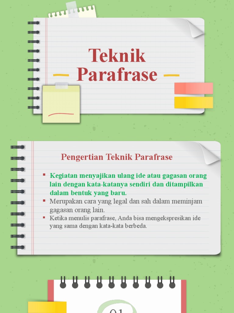 Teknik Parafrase | PDF