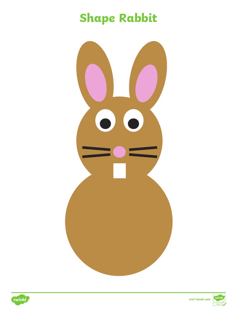 Shape Rabbit Cutting Skills Activity Sheets - Ver - 5 | PDF | Home & Garden
