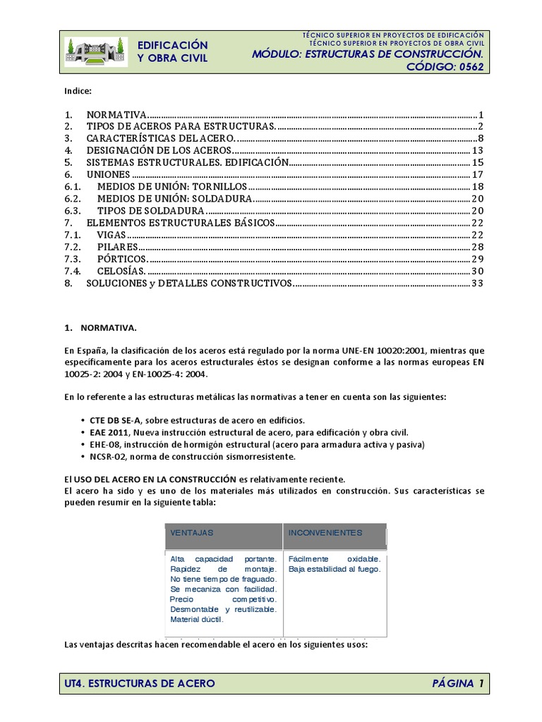 Estructuras de Acero en Construcción | PDF | Acero | Laminado ...