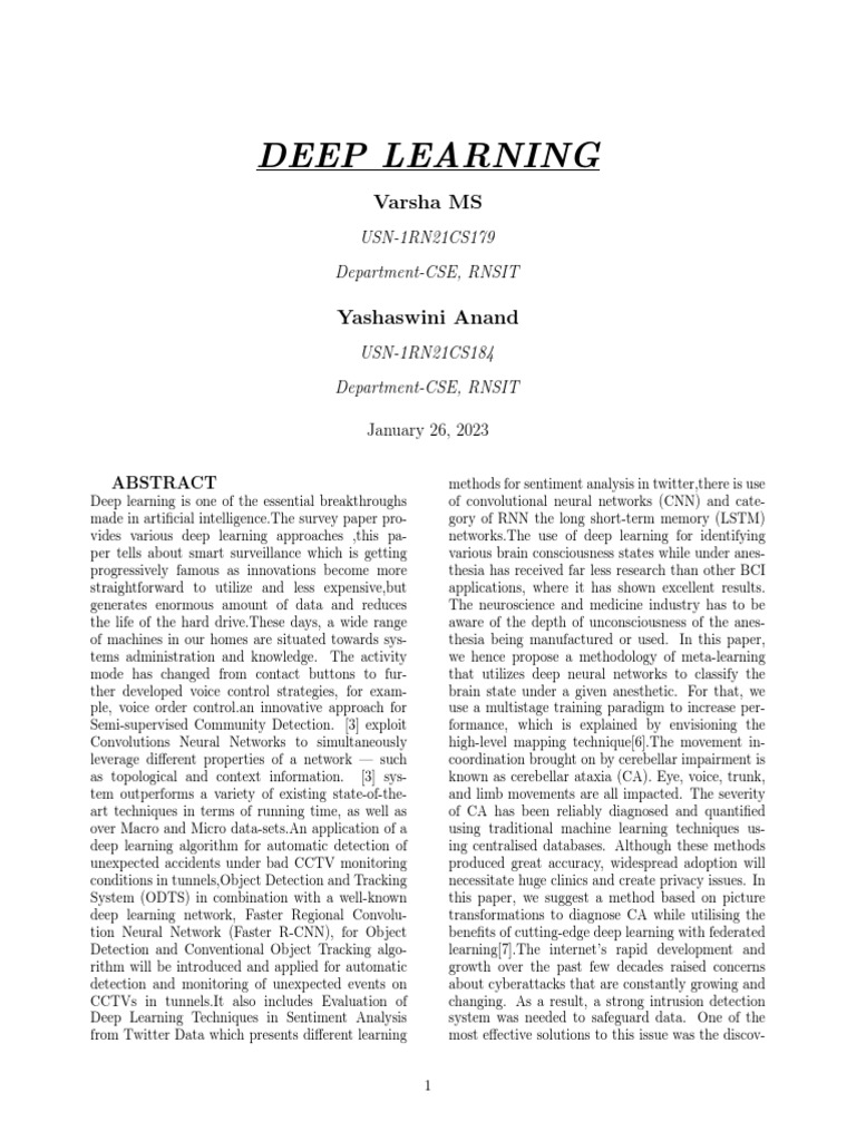 Deep Learning Pdf Deep Learning Machine Learning