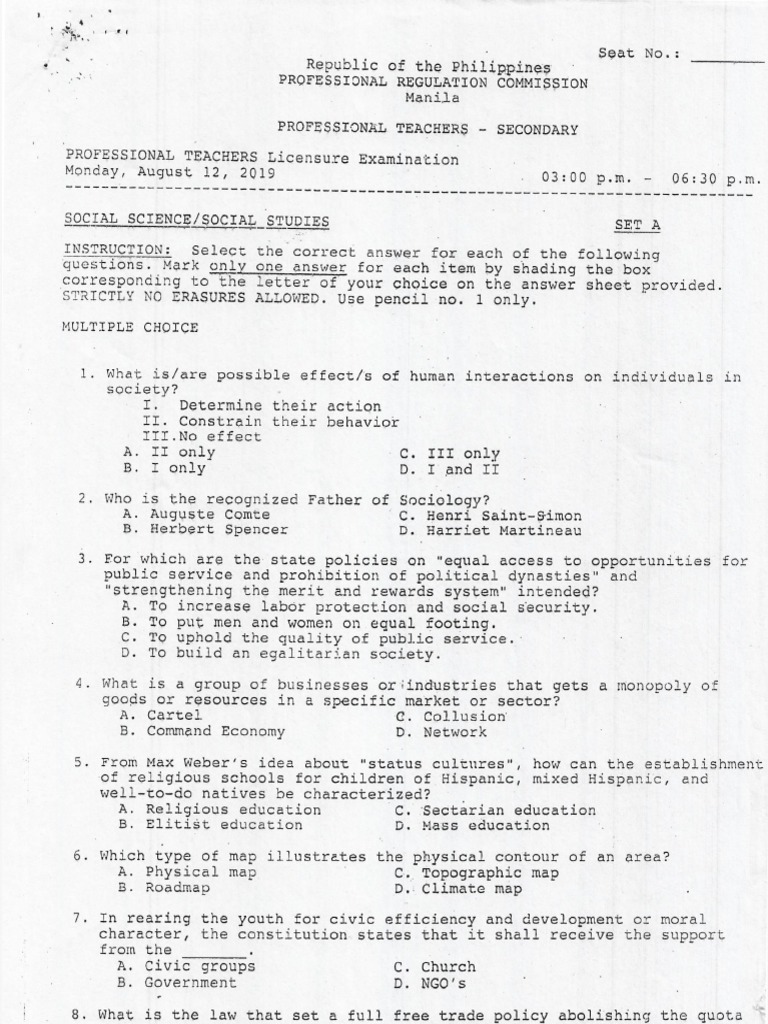 SOCSCI Reviewer (PRC) 0001 | PDF