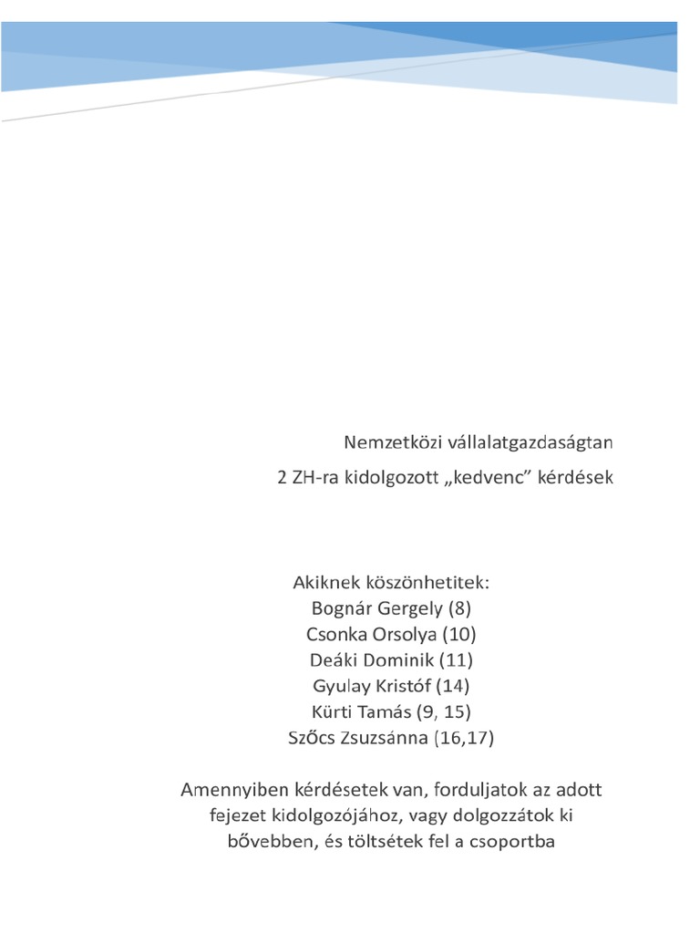 NKVG 2 ZH Kedvenc | PDF