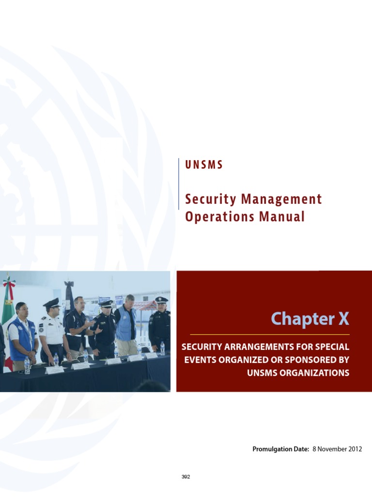 Unsms: Security Management Operations Manual | PDF | United Nations | International Relations