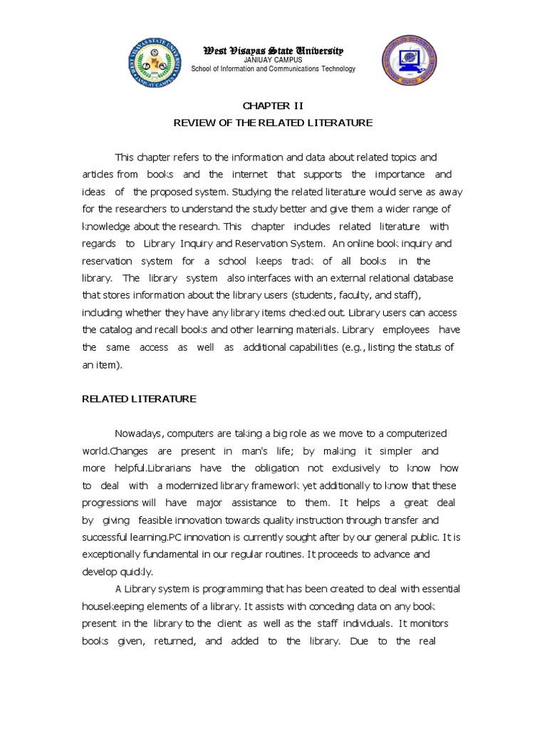 (Chapter 2 & 3) Online Book Inquiry and Reservation System | PDF | Libraries | Information Science