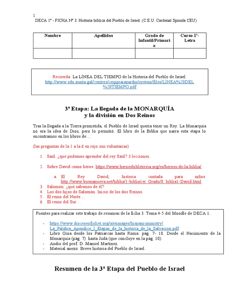 Ficha 3 - DECA - Ficha 3 Monarquía | PDF