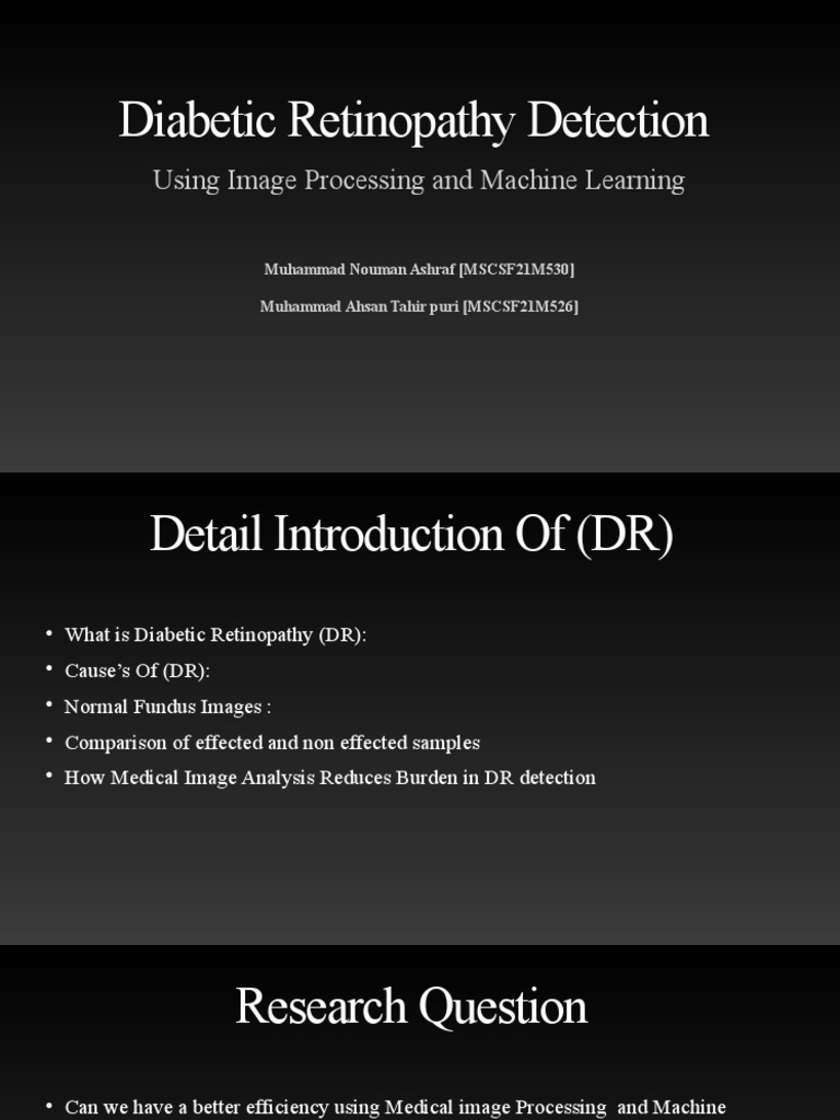 RM Final Presentation | PDF | Clinical Medicine | Vision