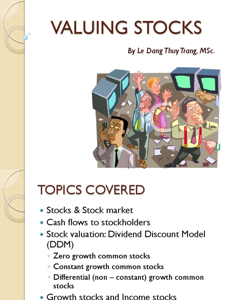 Lecture 4 Valuing Stocks Pdf Stocks Cost Of Capital