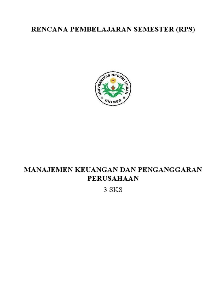 RPS Manajemen Keuangan Dan Penganggaran Perusahaan 2023 | PDF