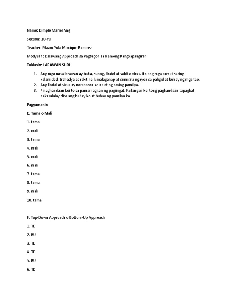 Dimple Mariel Ang - AP Q1 Module4 | PDF
