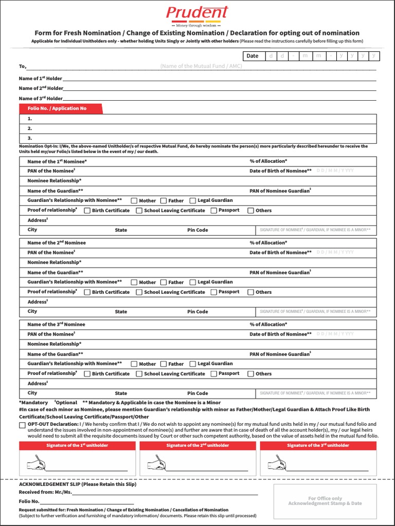 Nomination Form-NCT_29th October-22 | PDF | Government | Private Law