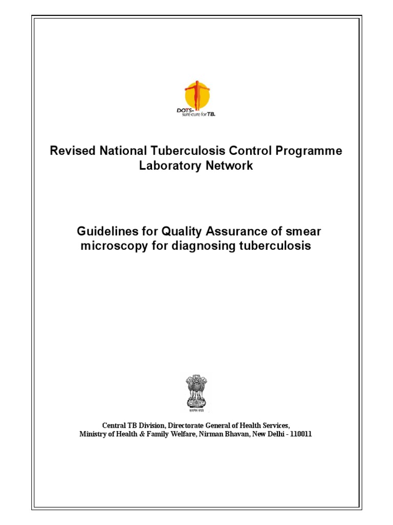 Revised National Tuberculosis Control Programme Laboratory Network ...