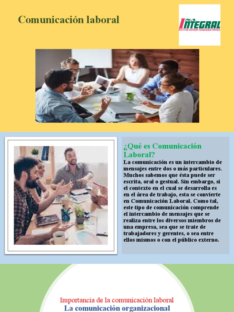 Comunicación Laboral | PDF | Comunicación | Business