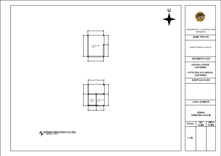 Denah R Kolom Eas | PDF