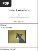 Understanding ICQs and CCQs in Teaching | PDF | Vocabulary | English ...