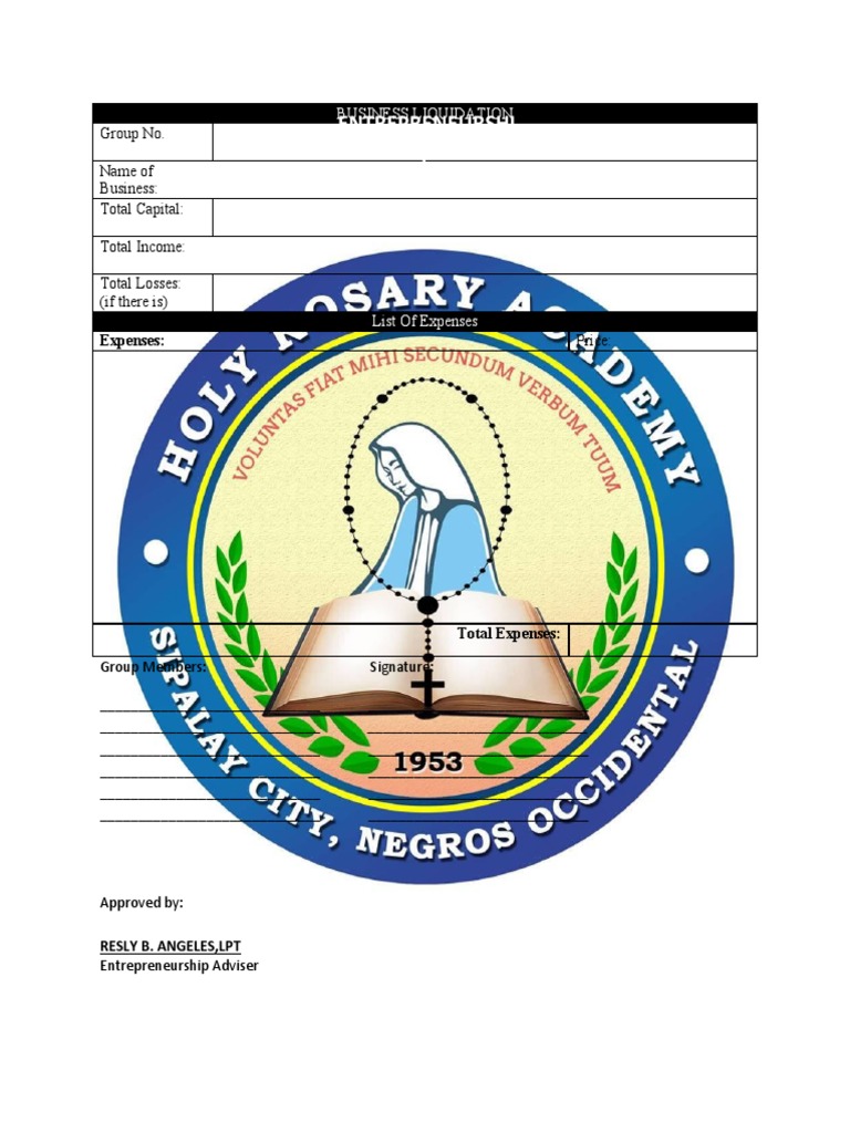 Business Liquidation | PDF | Finance & Money Management